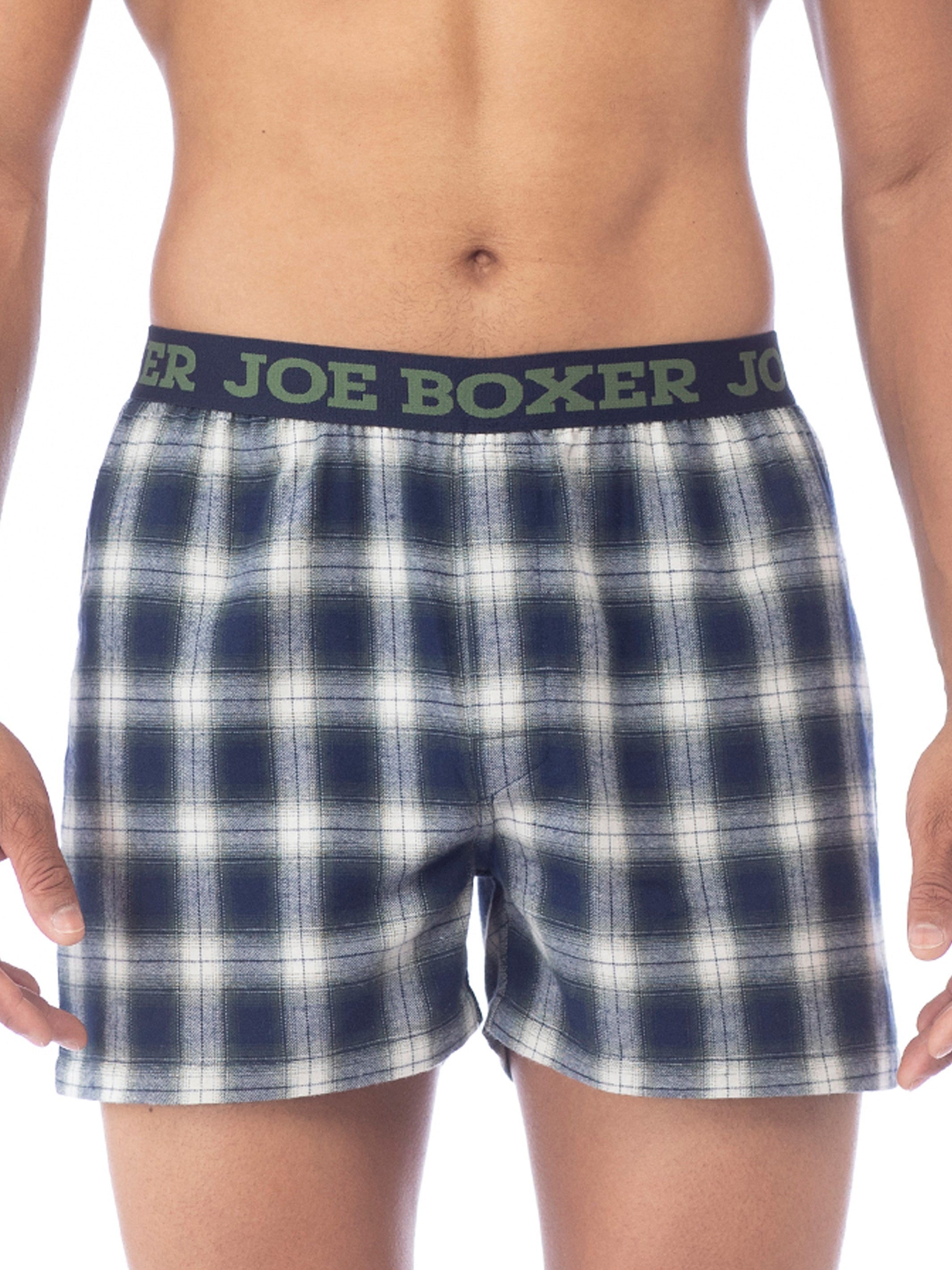 Flannel boxer - ljós köflóttur – Joe Boxer